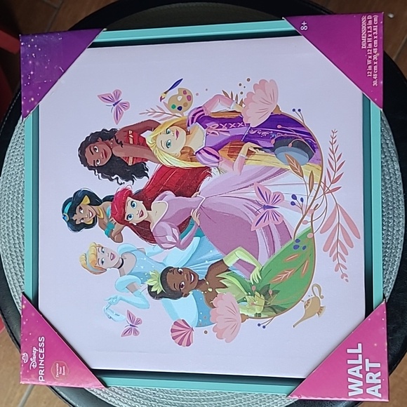 Disney | Wall Decor | Disney Princess Canvas Wall Art | Poshmark